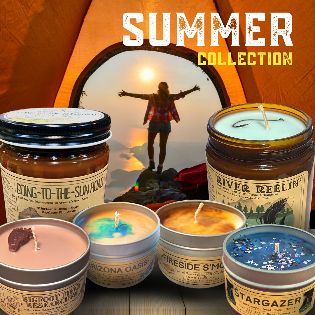 Camping Season: Summer – Wanderlust Folk Candle Co.