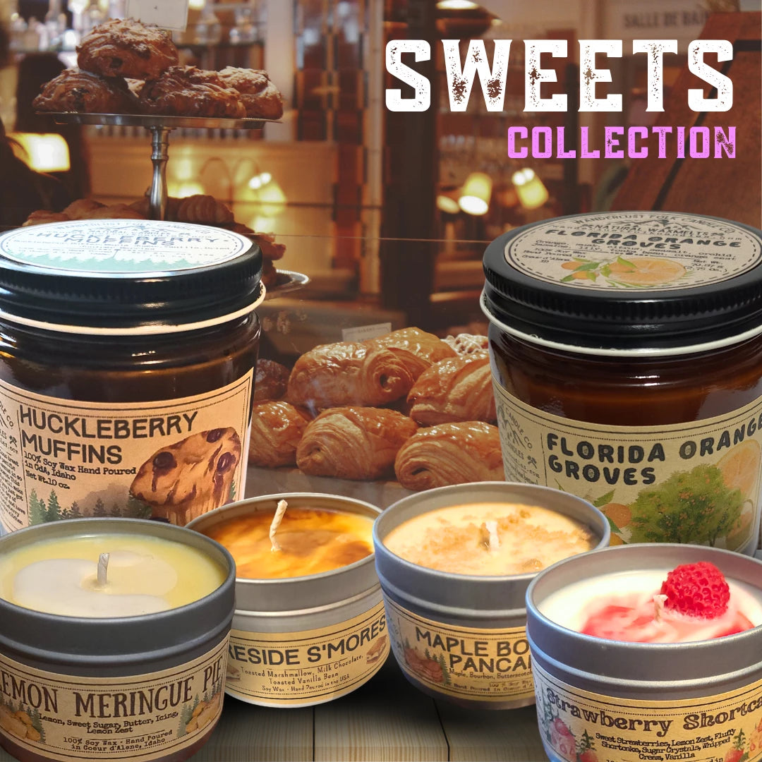 Cabin Sweets: Dessert Candles – Wanderlust Folk Candle Co.